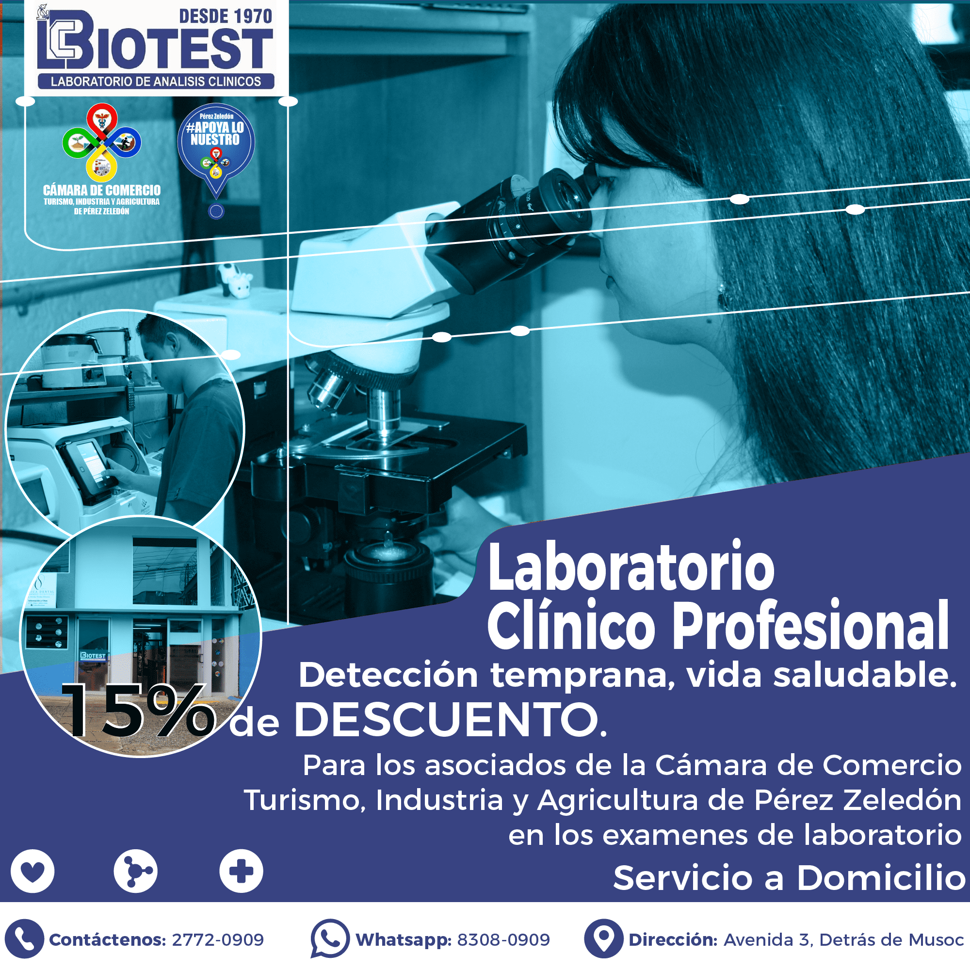 Laboratorio Biotest - Cámara Brunca